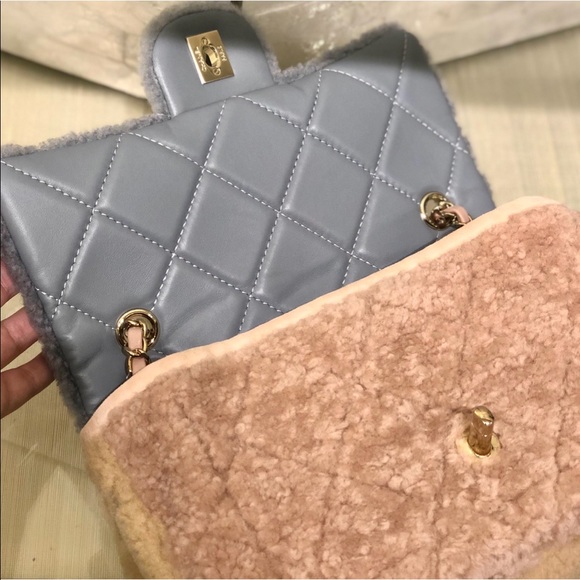 CHANEL | Bags | Chanel Fuzzy Flap Bag Tricolor | Poshmark